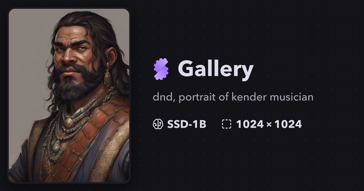 "dnd, portrait of kender musician" | Gallery | Stablecog