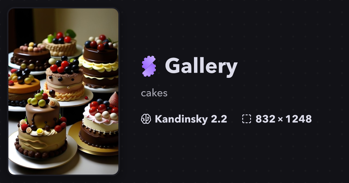 "cakes" | Gallery | Stablecog