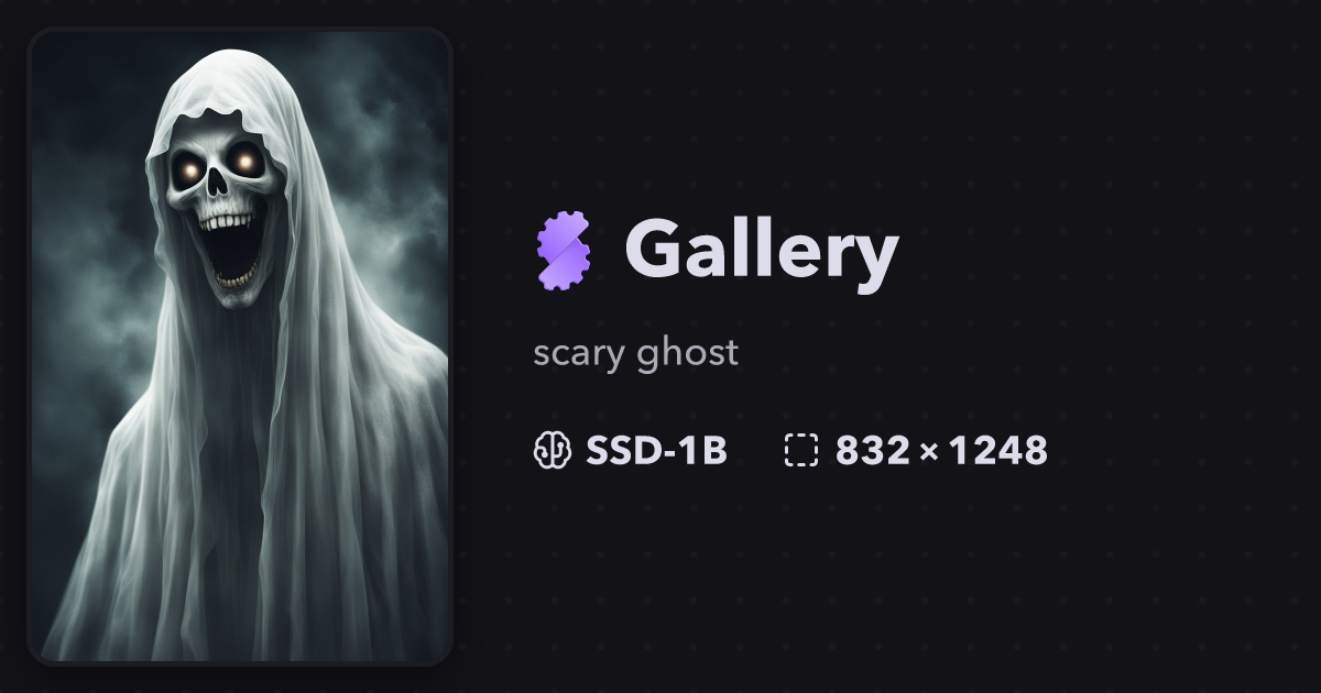 "scary ghost" | Gallery | Stablecog