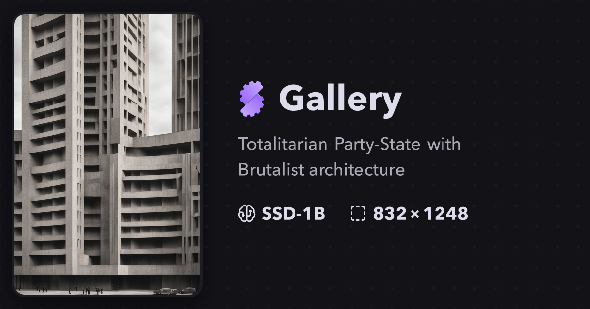 "Totalitarian Party-State with Brutali..." | Gallery | Stablecog