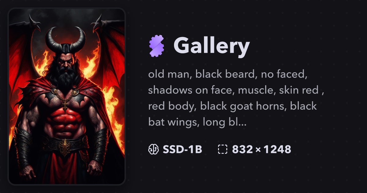 Old man, black beard, no faced, shadows on face, m... | Gallery