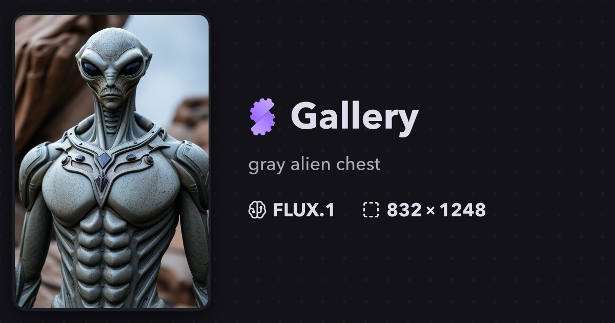 "gray alien chest" | Gallery | Stablecog