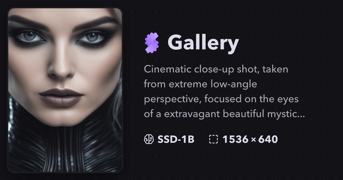 "Cinematic close-up shot, taken from e..." | Gallery | Stablecog