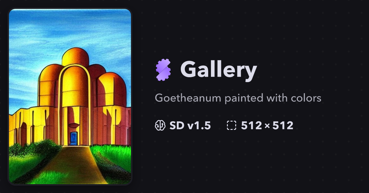"Goetheanum painted with colors" | Gallery | Stablecog