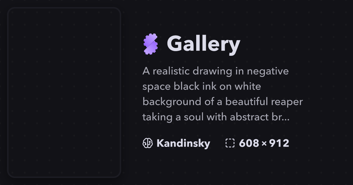 "A realistic drawing in negative space..." | Gallery | Stablecog
