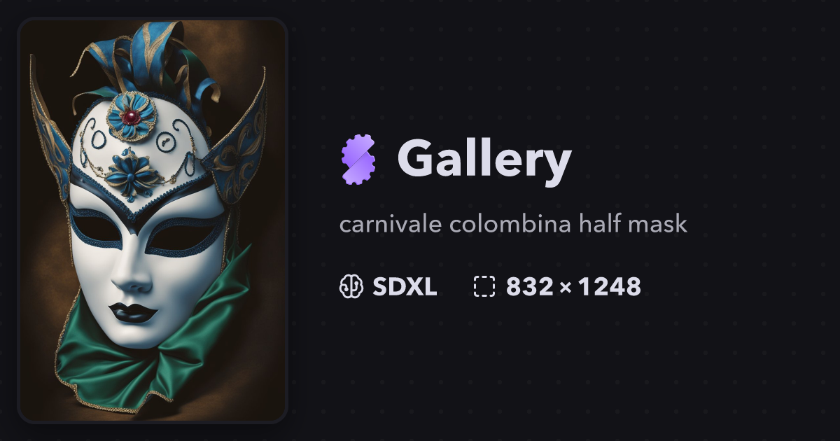 "carnivale colombina half mask" | Gallery | Stablecog