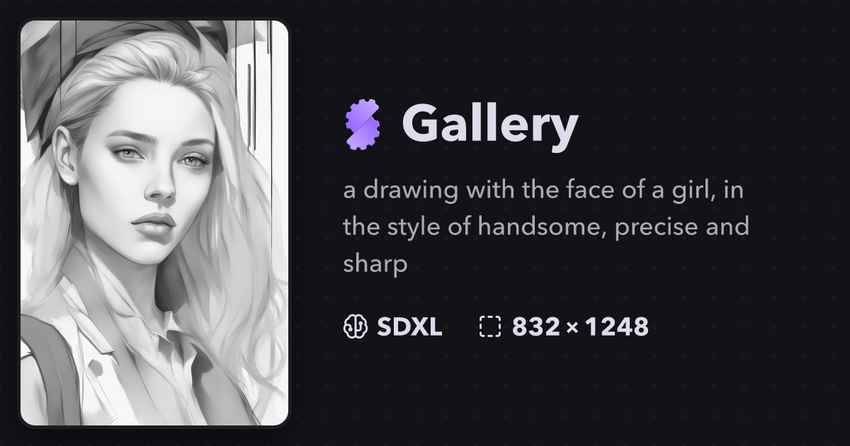 "a drawing with the face of a girl, in..." | Gallery | Stablecog