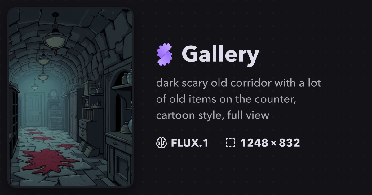 "dark scary old corridor with a lot of..." | Gallery | Stablecog