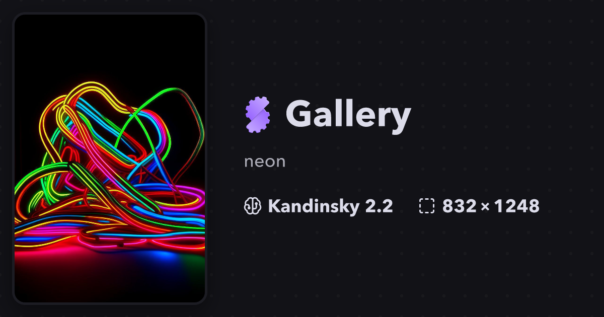 "neon" | Gallery | Stablecog