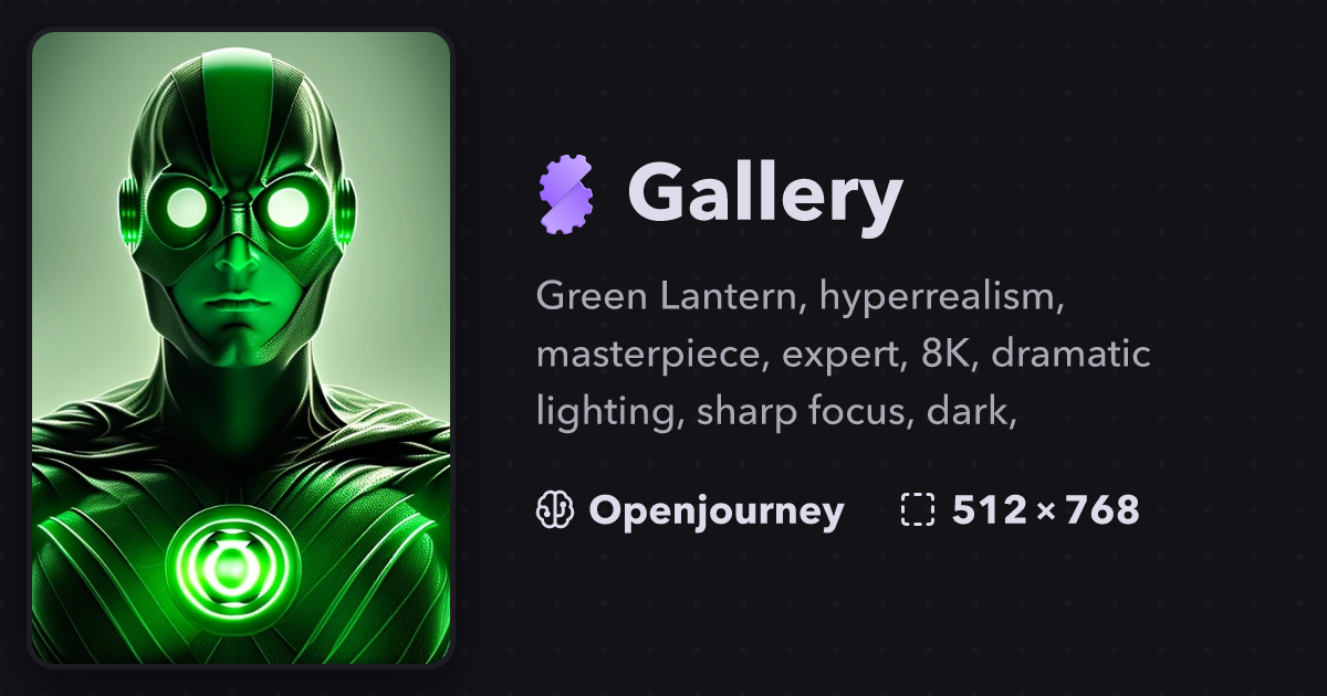 "Green Lantern, hyperrealism, masterpi..." | Gallery | Stablecog