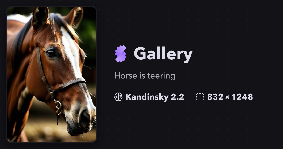 "Horse is teering" | Gallery | Stablecog