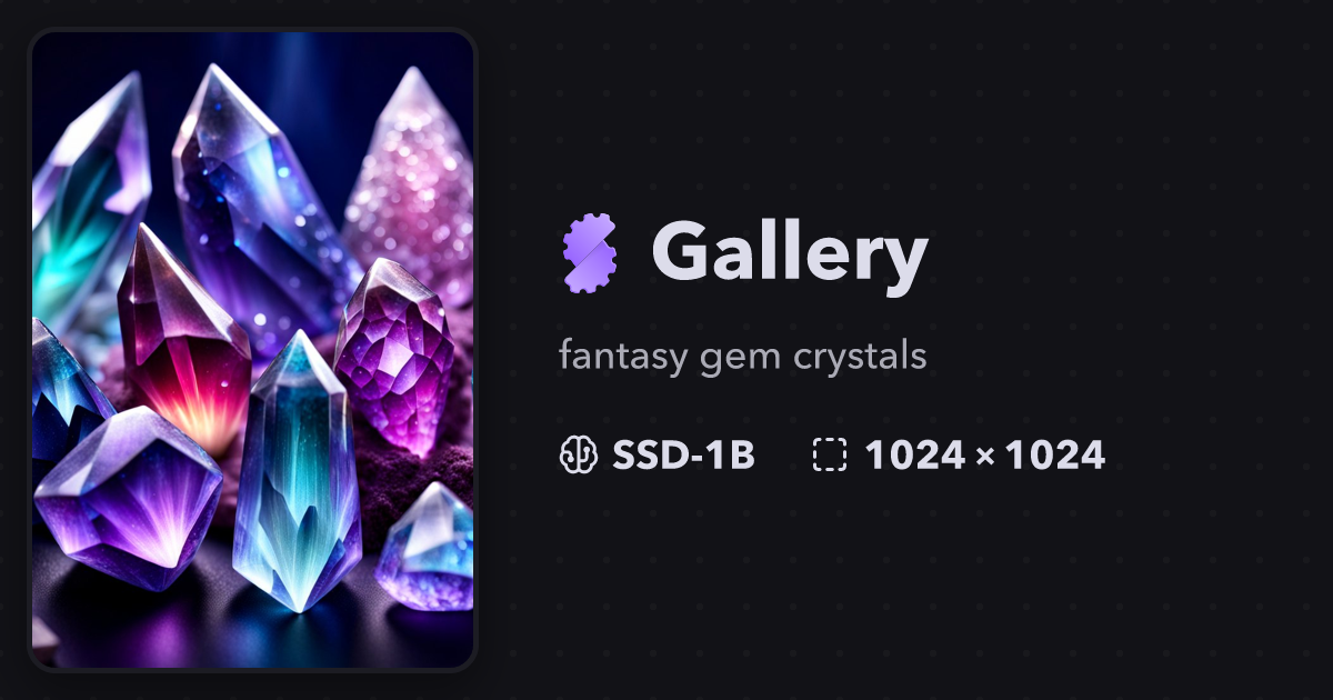 "fantasy gem crystals" | Gallery | Stablecog