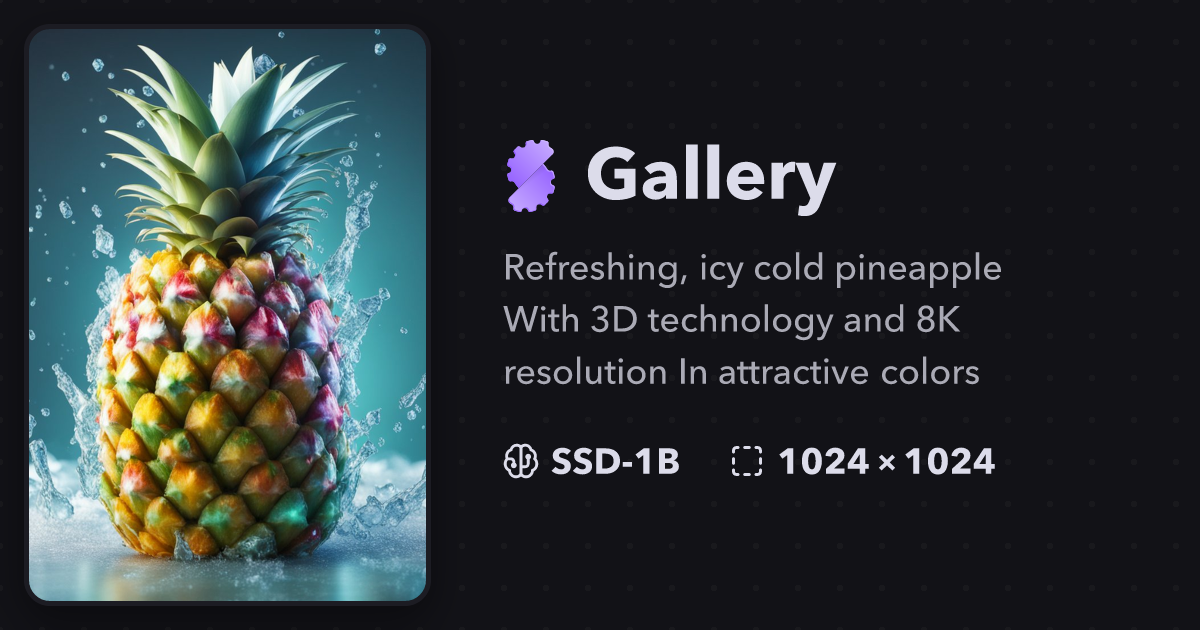 "Refreshing, icy cold pineapple With 3..." | Gallery | Stablecog