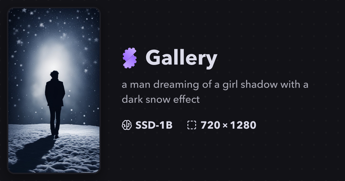 "a man dreaming of a girl shadow with ..." | Gallery | Stablecog
