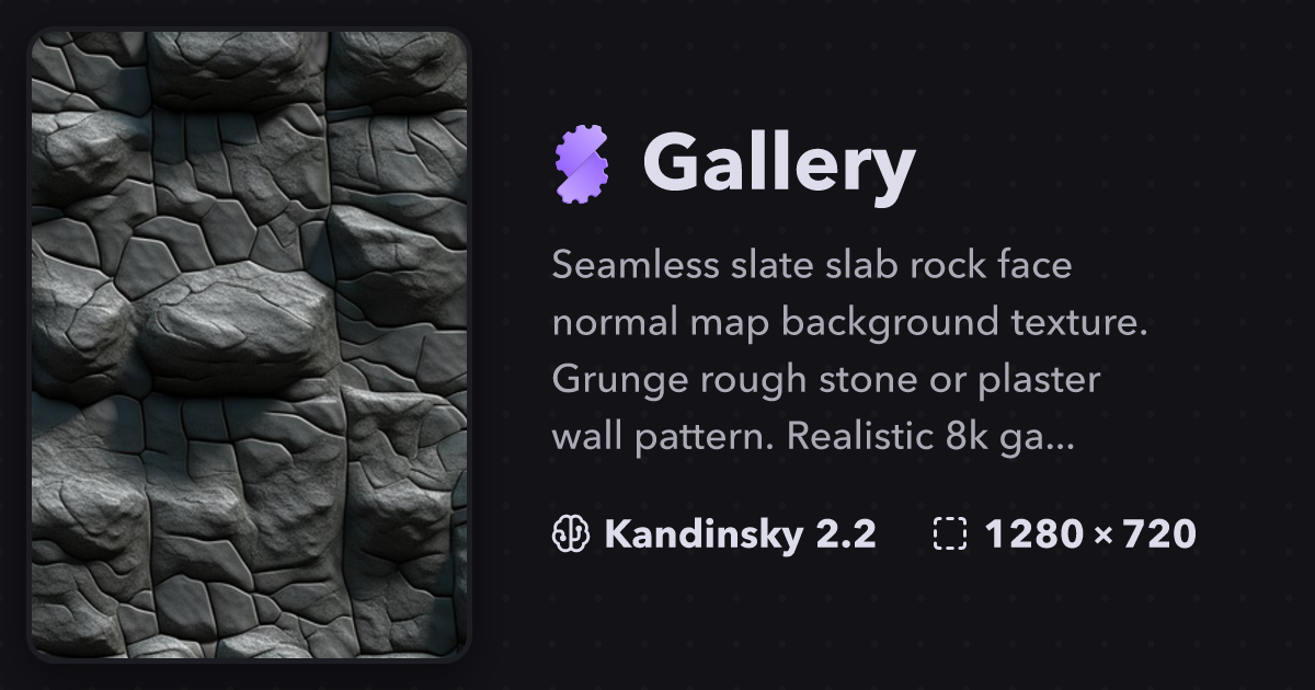 "Seamless slate slab rock face normal ..." | Gallery | Stablecog
