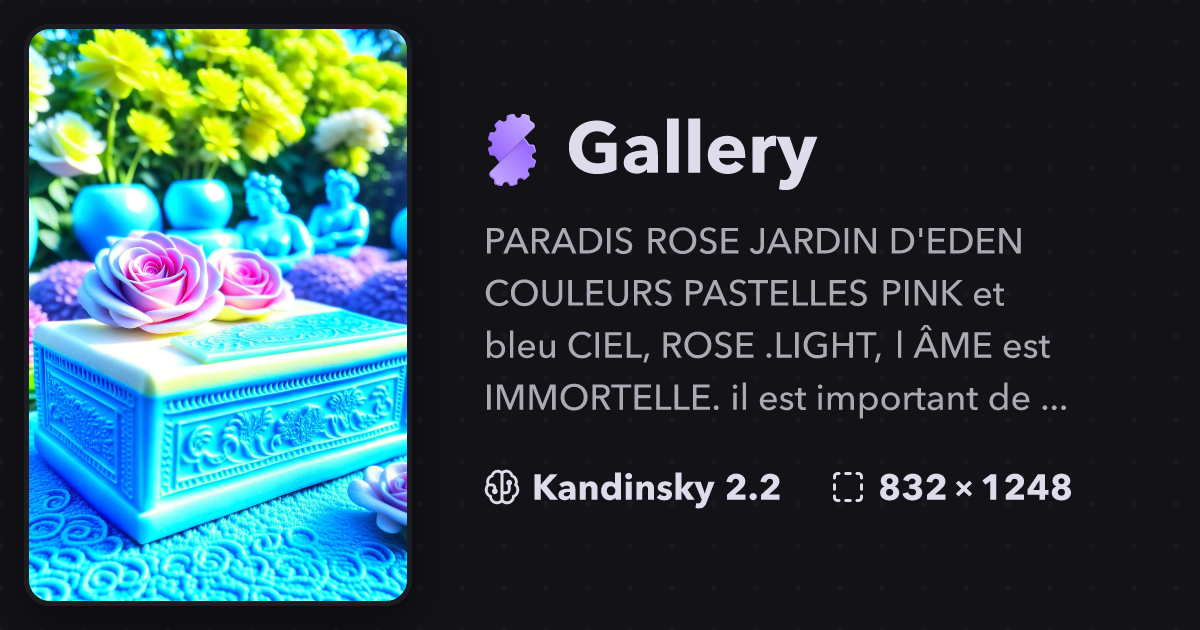 "PARADIS ROSE JARDIN D'EDEN COULEURS P..." | Gallery | Stablecog