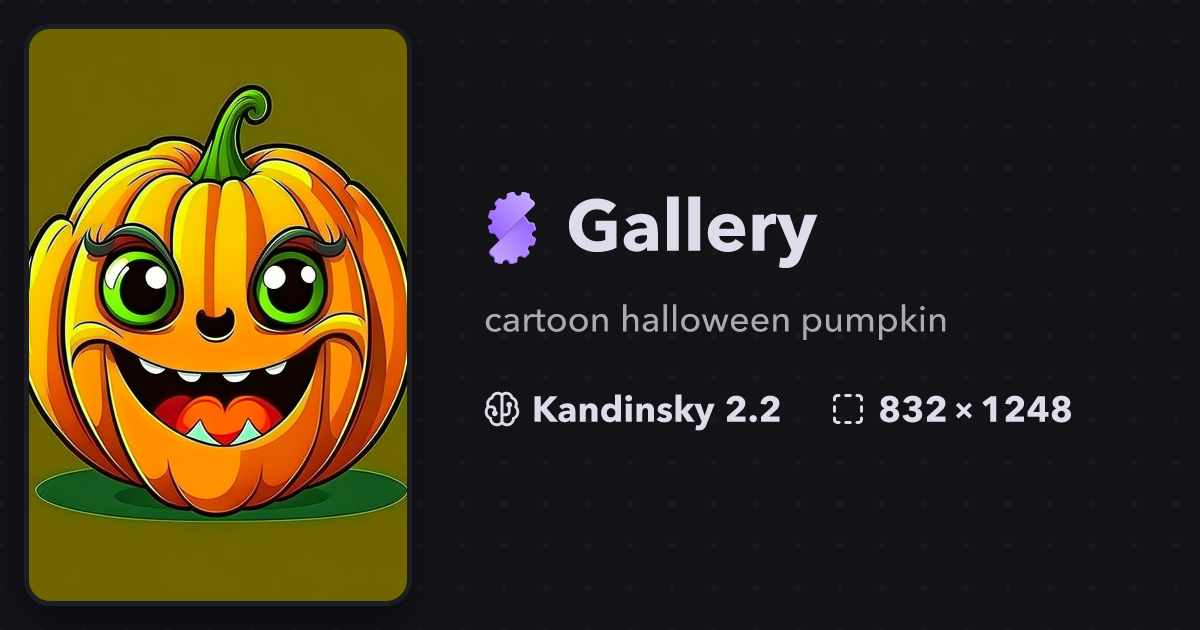 "cartoon halloween pumpkin" | Gallery | Stablecog