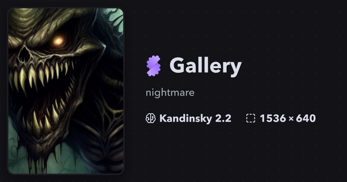 "nightmare" | Gallery | Stablecog