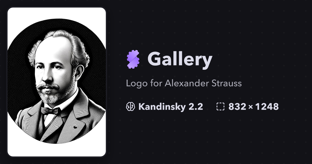 "Logo for Alexander Strauss" | Gallery | Stablecog