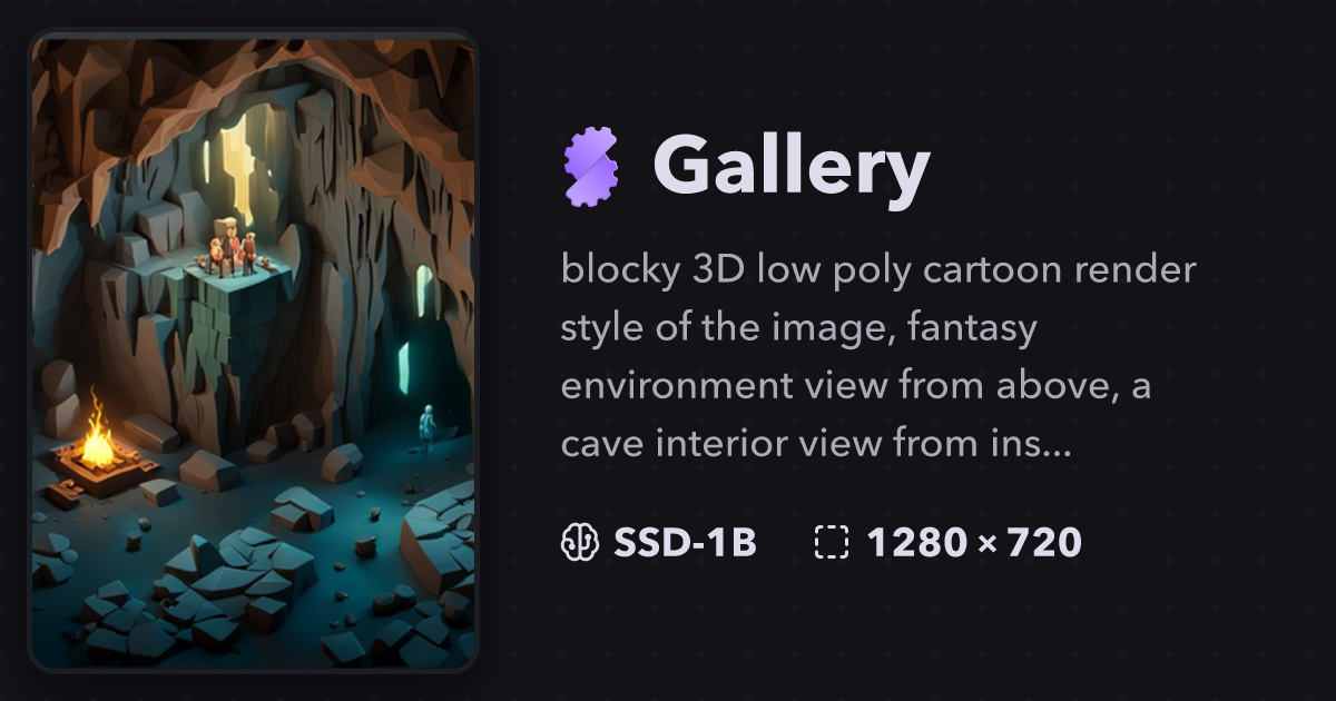 "blocky 3D low poly cartoon render sty..." | Gallery | Stablecog