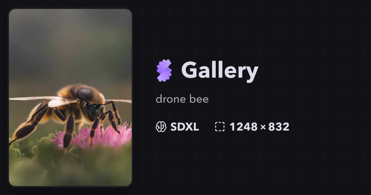 Drone bee | Gallery