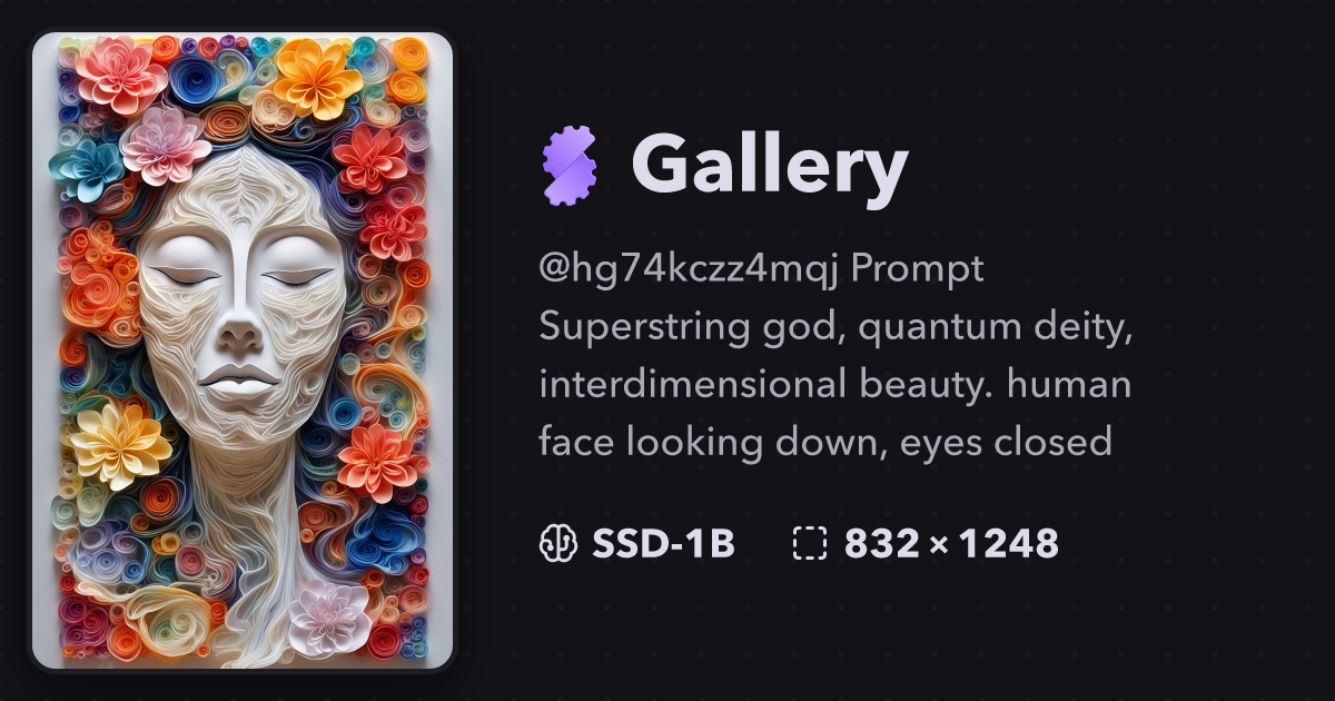 "@hg74kczz4mqj Prompt Superstring god,..." | Gallery | Stablecog
