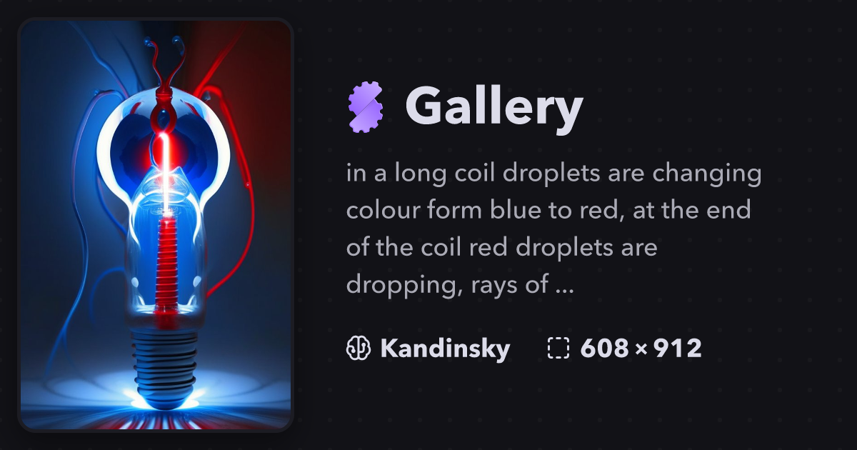 "in a long coil droplets are changing ..." | Gallery | Stablecog