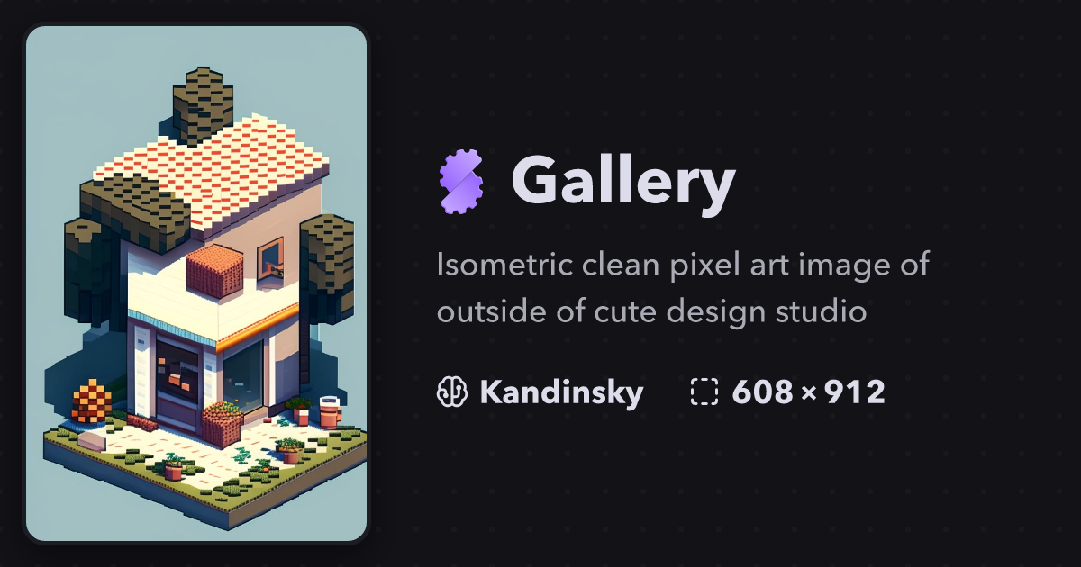 "Isometric clean pixel art image of ou..." | Gallery | Stablecog
