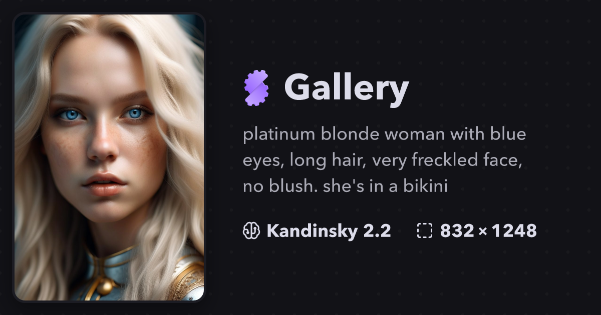 "platinum blonde woman with blue eyes,..." | Gallery | Stablecog