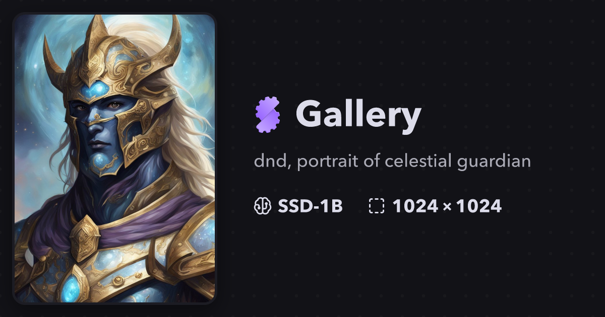 "dnd, portrait of celestial guardian" | Gallery | Stablecog