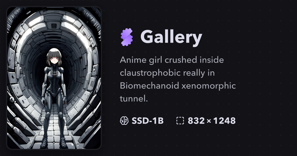 "Anime girl crushed inside claustropho..." | Gallery | Stablecog