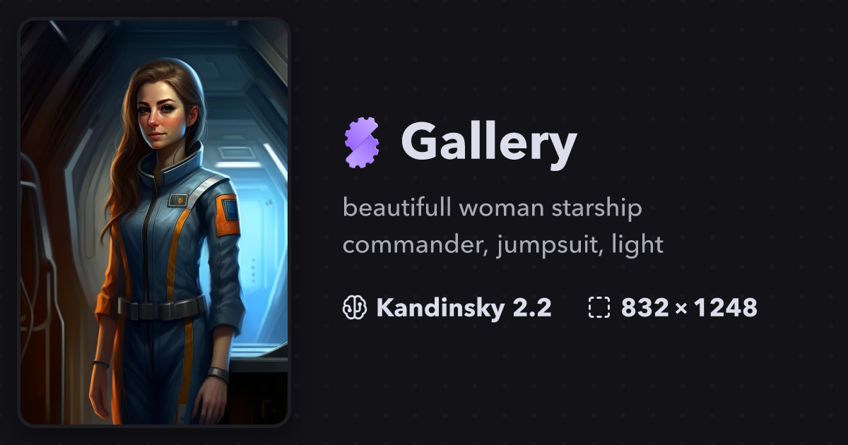 "beautifull woman starship commander, ..." | Gallery | Stablecog