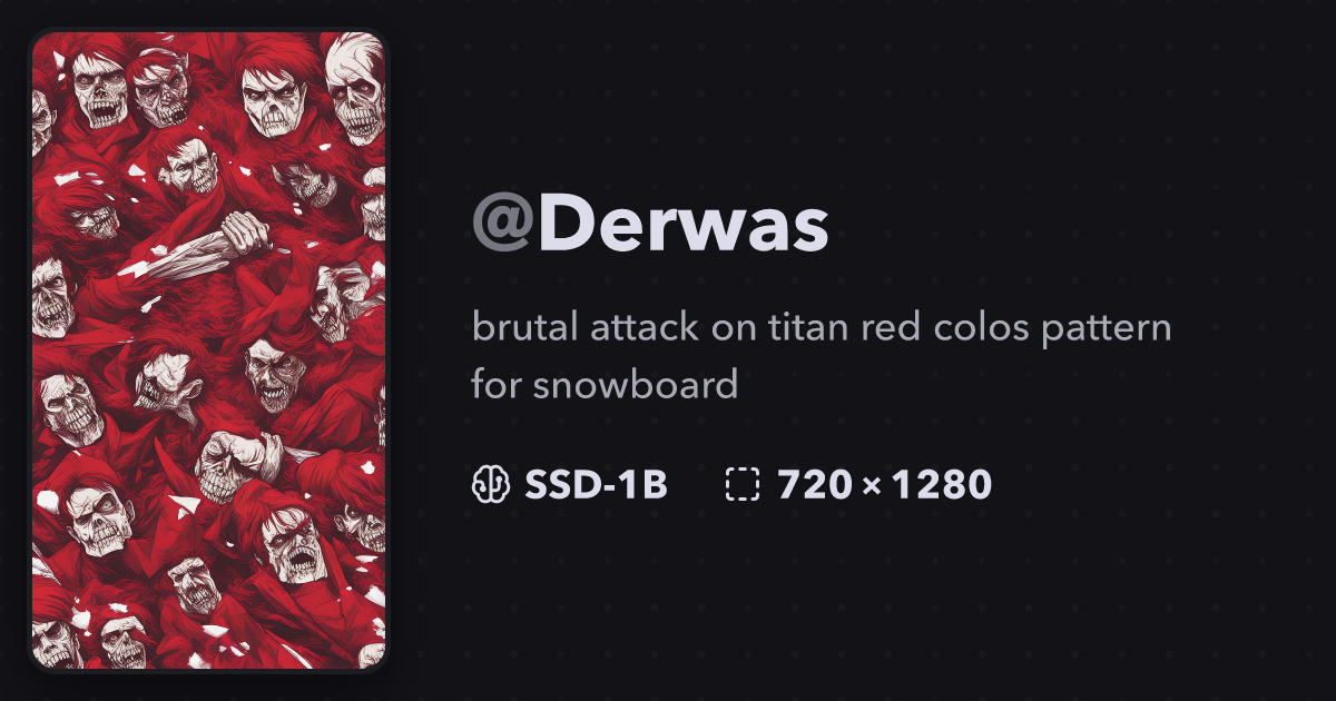 Brutal attack on titan red colos pattern for snowb... | @Derwas