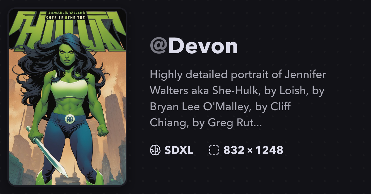 "Highly detailed portrait of Jennifer Wal..." | @Devon on Stablecog