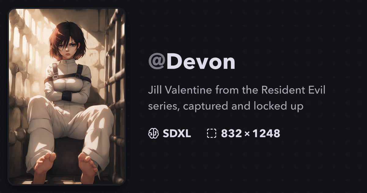 "Jill Valentine from the Resident Evil se..." | @Devon on Stablecog