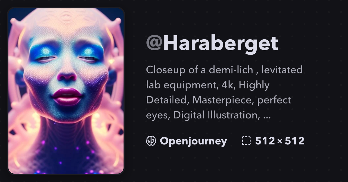 "Closeup of a demi-lich , levitated lab e..." | @Haraberget on Stablecog