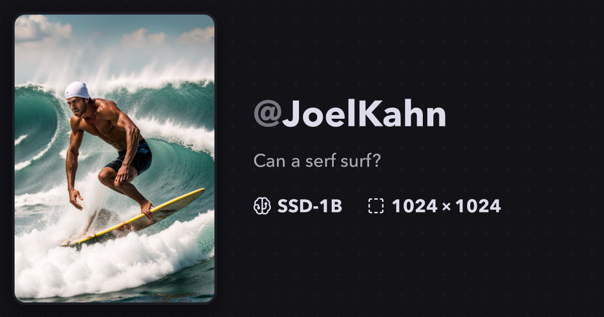 "Can a serf surf?" | @JoelKahn on Stablecog