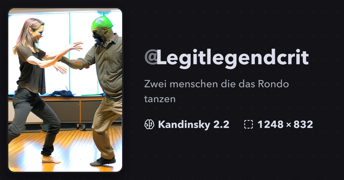 Zwei menschen die das Rondo tanzen | @Legitlegendcrit