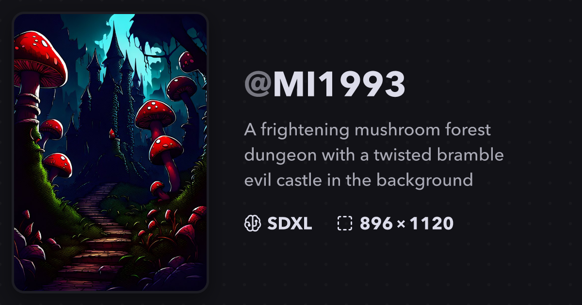 A frightening mushroom forest dungeon with a twist... | @MI1993