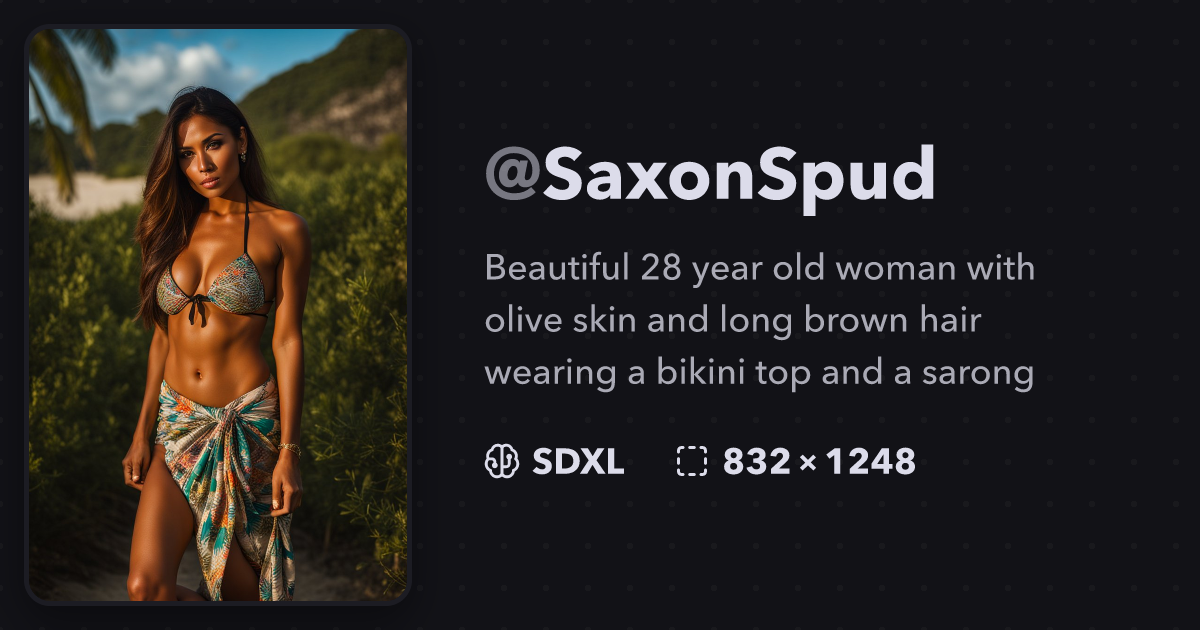 "Beautiful 28 year old woman with olive s..." | @SaxonSpud on Stablecog