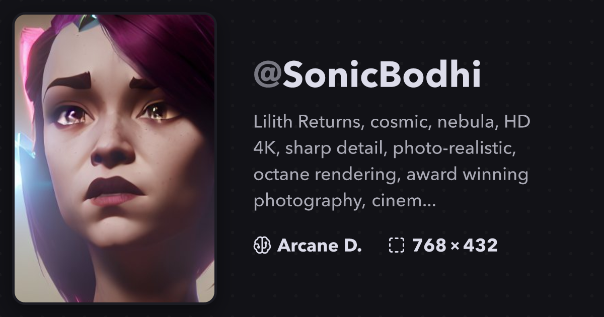 "Lilith Returns, cosmic, nebula, HD 4K, s..." | @SonicBodhi on Stablecog