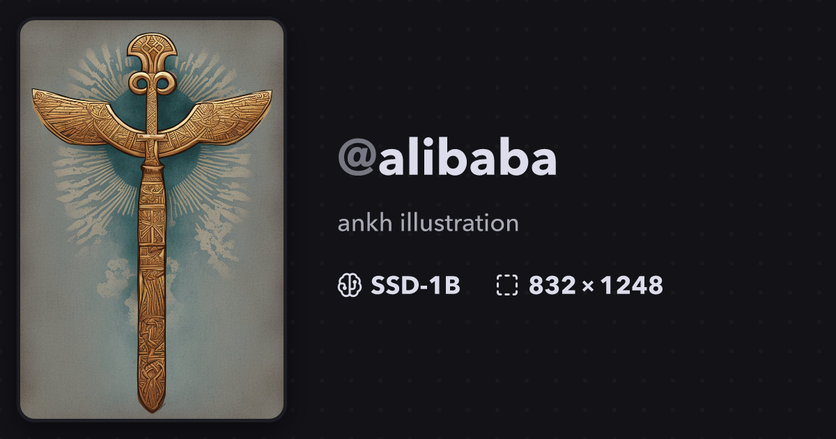 "ankh illustration" | @alibaba on Stablecog