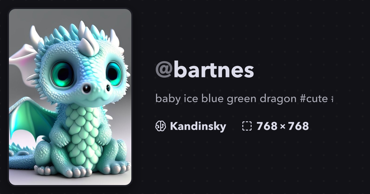 Baby ice blue green dragon #cute #adorable #silver... | @bartnes