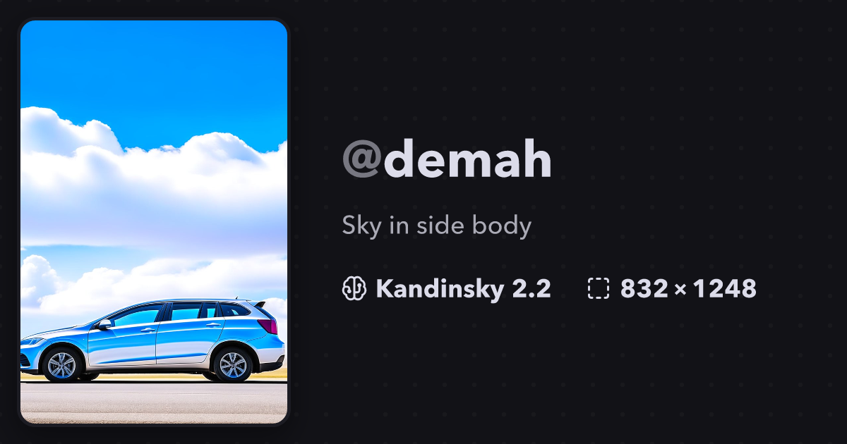 "Sky in side body" | @demah on Stablecog