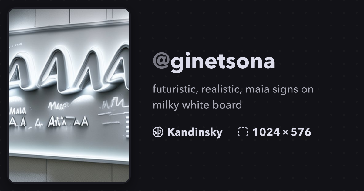 "futuristic, realistic, maia signs on mil..." | @ginetsona on Stablecog