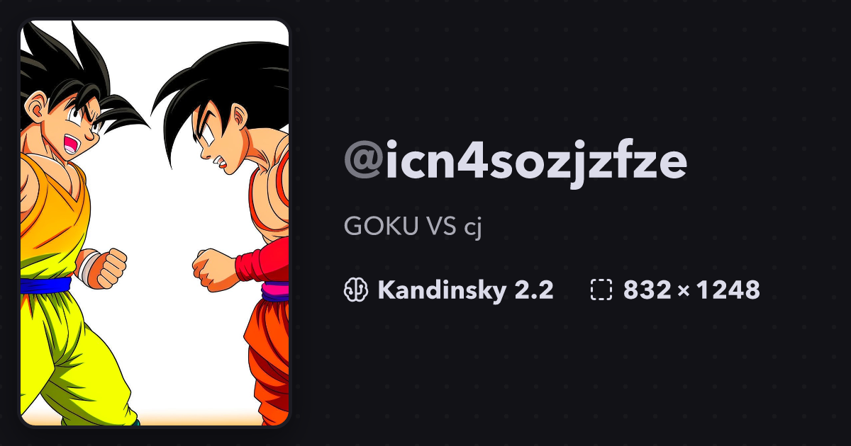 GOKU VS cj | @icn4sozjzfze