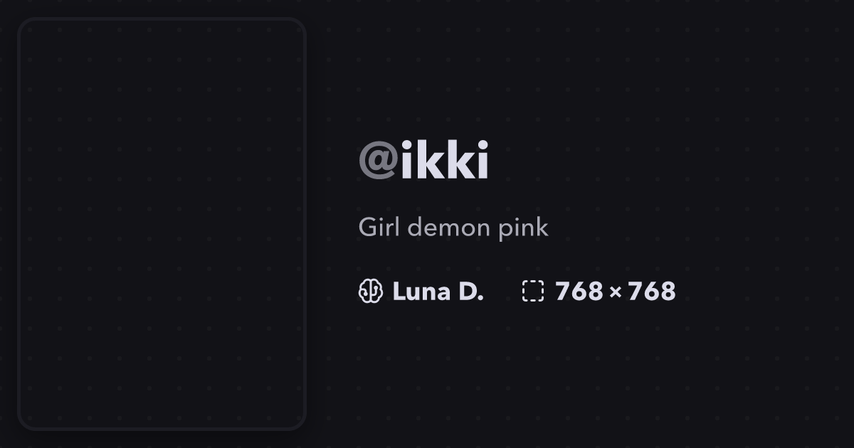 "Girl demon pink" | @ikki on Stablecog