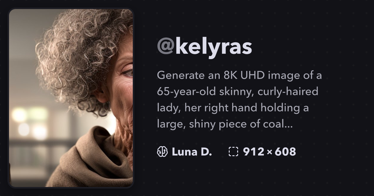 Generate an 8K UHD image of a 65-year-old skinny, ... | @kelyras