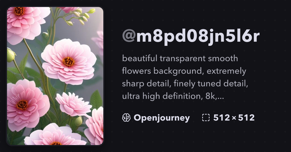 Beautiful transparent smooth flowers background, e... | @m8pd08jn5l6r