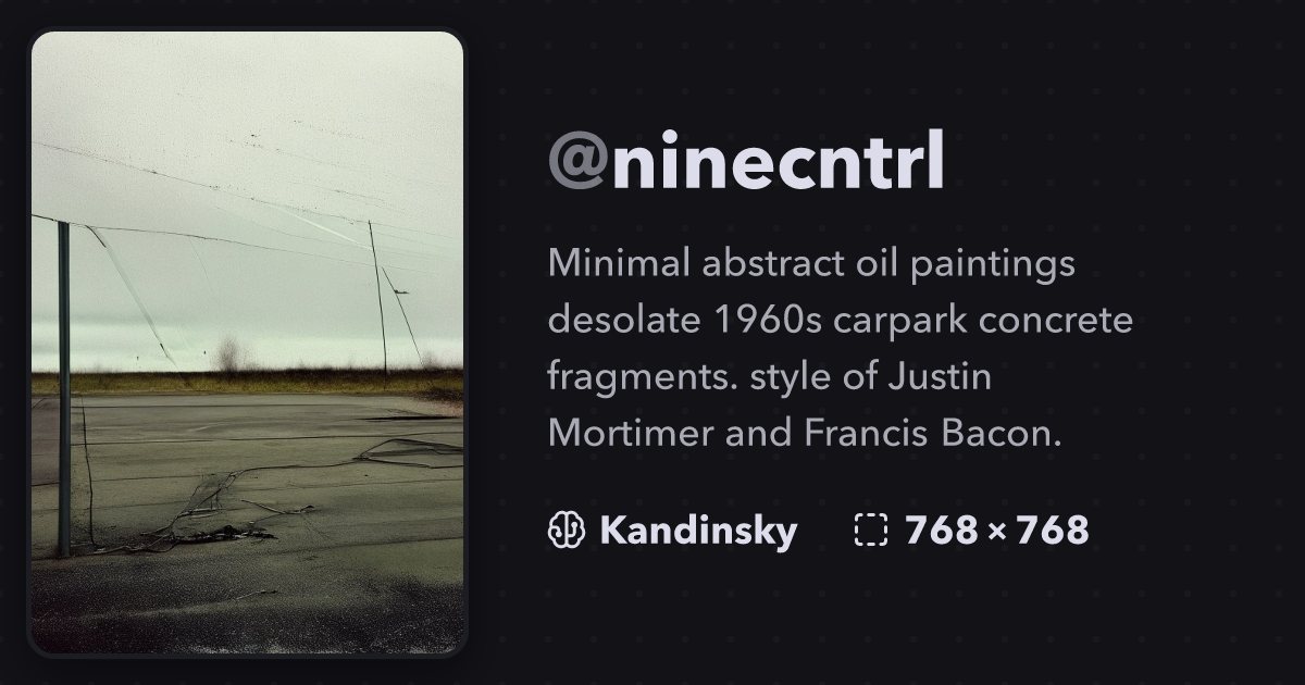 "Minimal abstract oil paintings desolate ..." | @ninecntrl on Stablecog